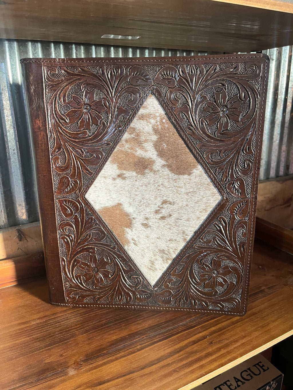 Leather and Hide Planner Chocolate Brown – Cowboy Swagger