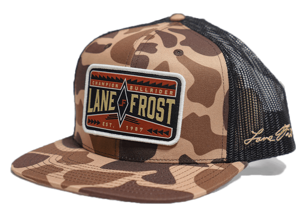 Lane Frost Apache Camo Trucker Cap – Cowboy Swagger