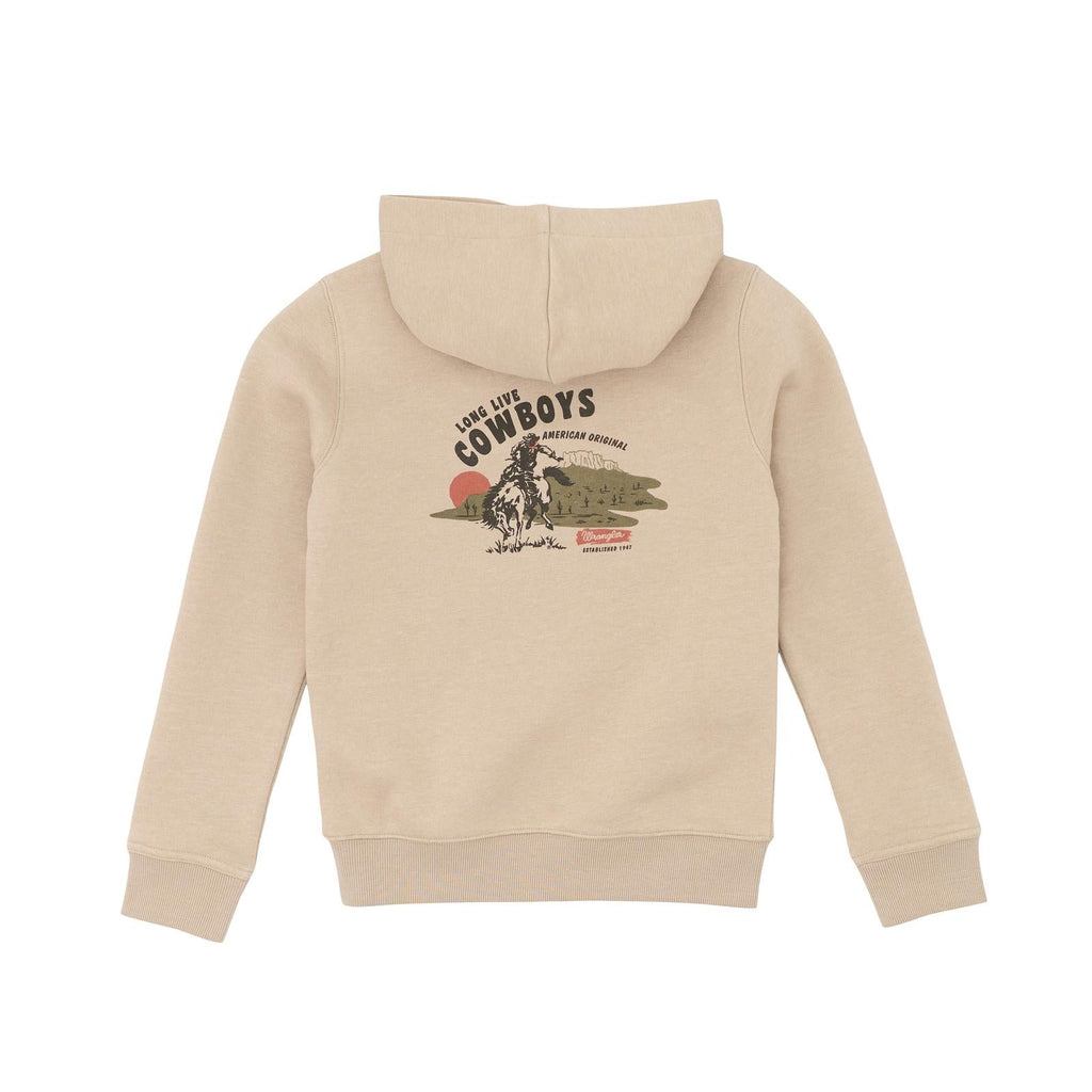 Wrangler Boys Long Live Cowboys Hoodie Cream – Cowboy Swagger